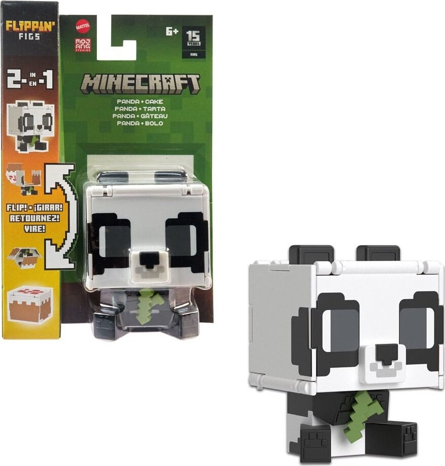 Minecraft Figur - Flipping Figs - Panda Og Kage | Se tilbud og køb på ...