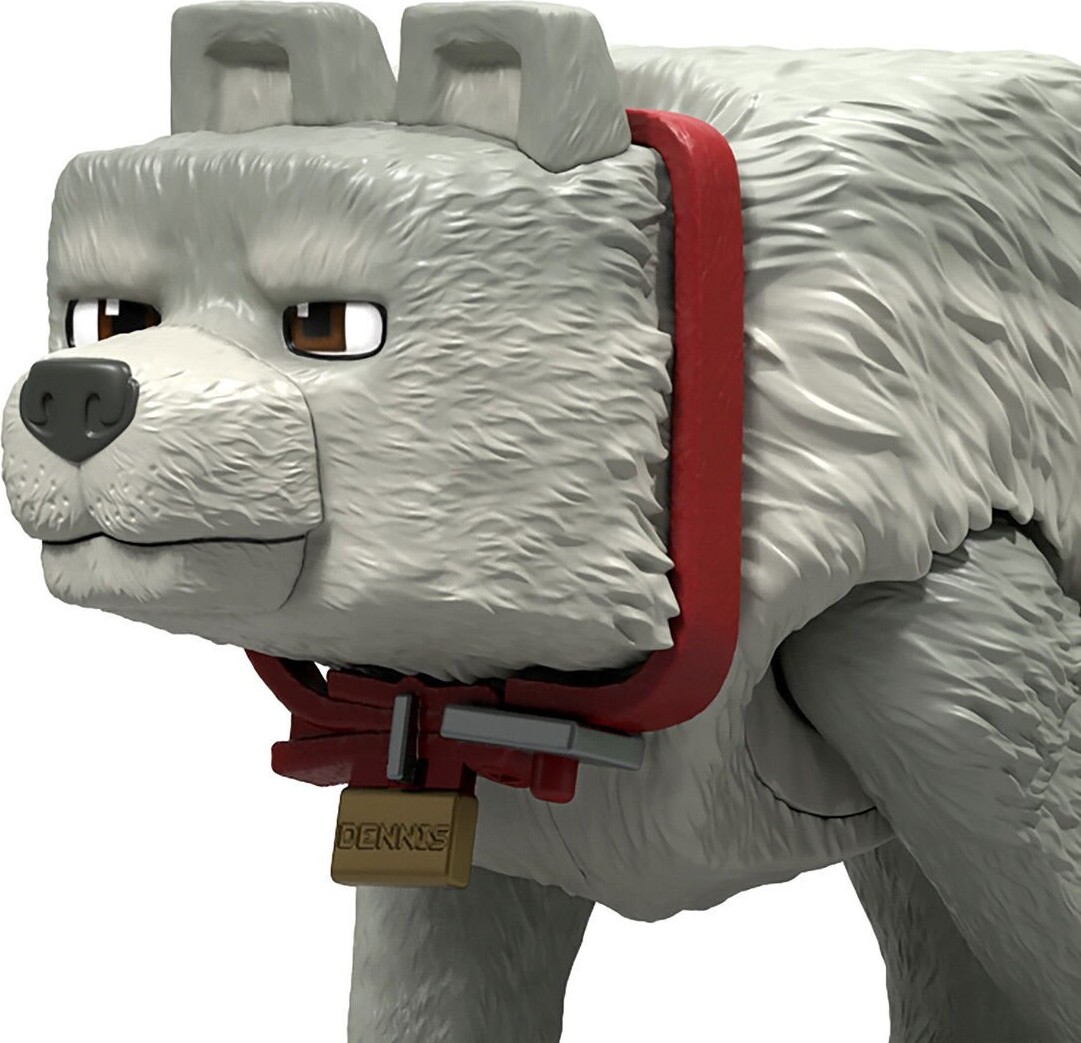 Køb Dennis The Wolf Figur - A Minecraft Movie - 10 Cm fra Mattel - Gucca.dk