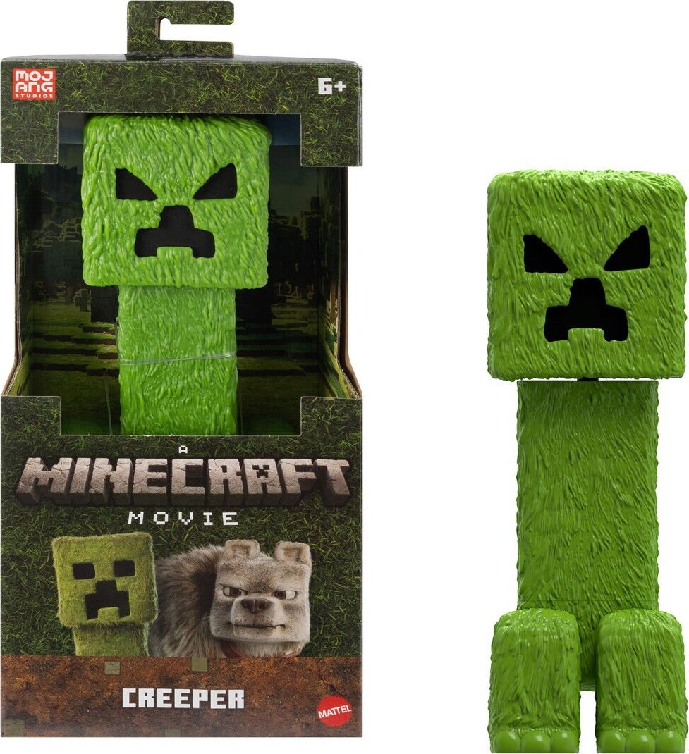 Minecraft - Movie Large Figure - Creeper - 968-2502 | Se tilbud og køb ...