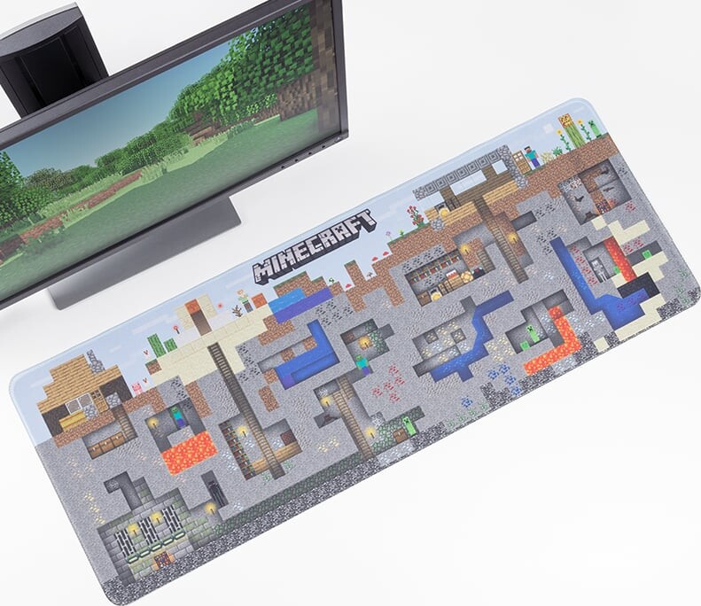 Minecraft - Desk Mat - Skrivebordsmåtte - Paladone - 30 X 80 Cm | Se ...