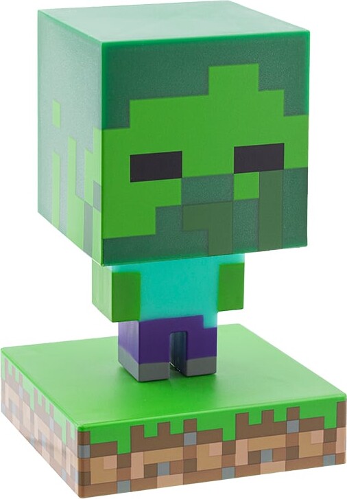 Køb Minecraft Zombie Figur Med Lys fra Paladone - Gucca.dk