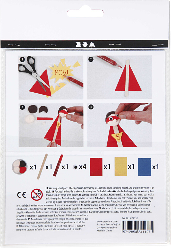 Silk Clay - Diy Kit - Ispindefigurer Superhelte | Se tilbud og køb på ...