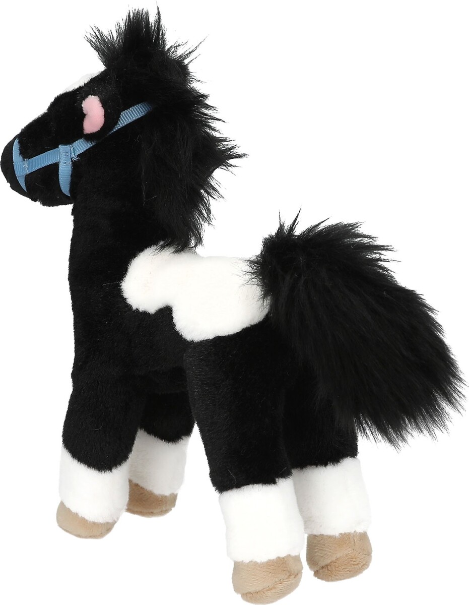 Køb Miss Melody - Heste Bamse - Sort Og Hvid - 18 Cm fra Depesche ...