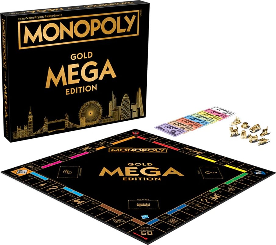 Monopoly - Mega Gold - En - Win0734 | Se tilbud og køb på Gucca.dk