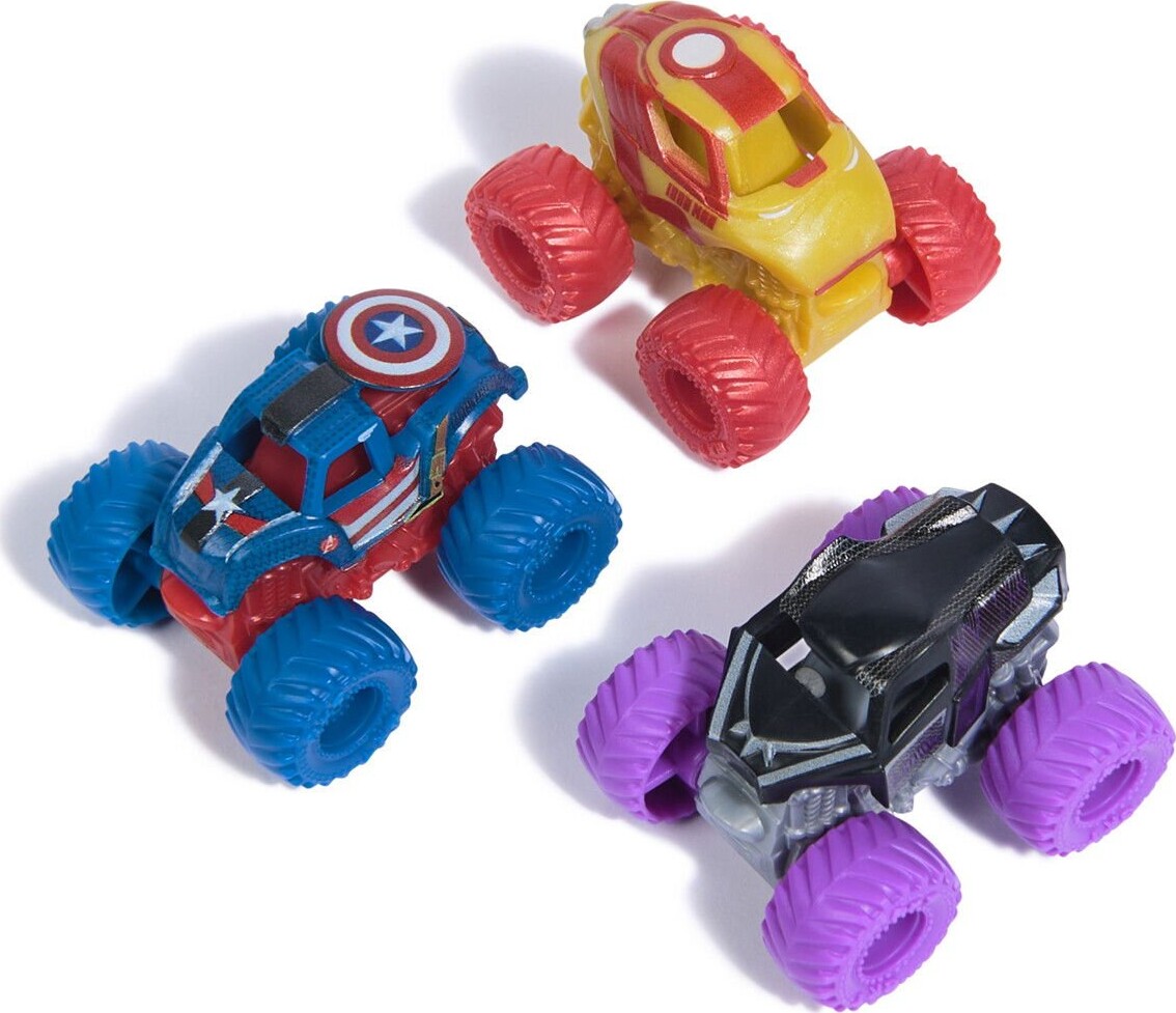 Monster Jam - Mini Marvel Monster Truck - 1:87 - 3-pak - Assorteret ...