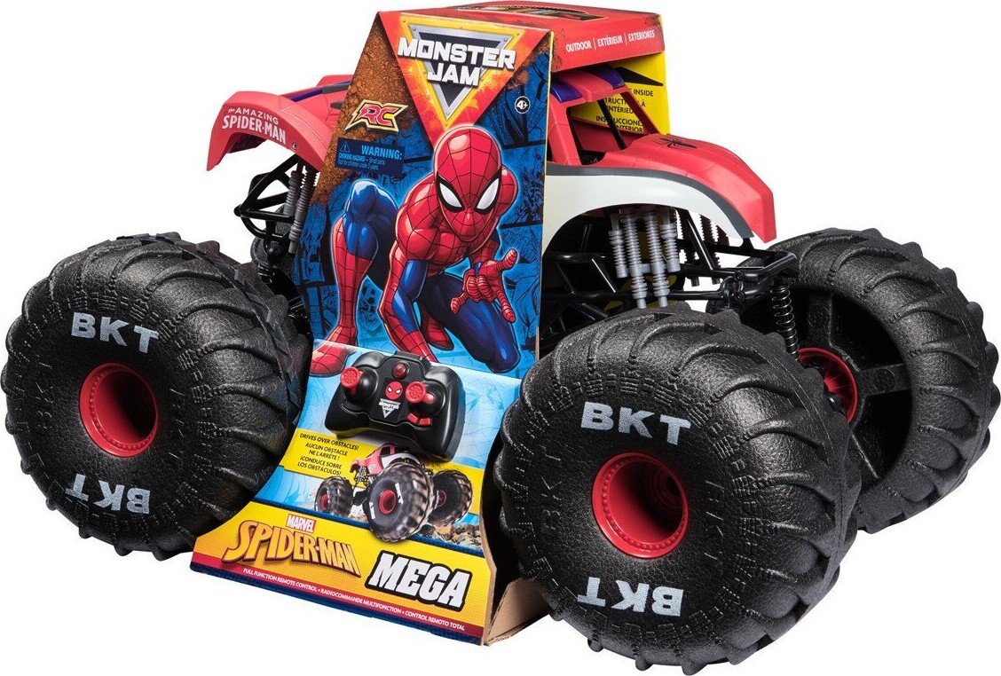 Køb Monster Jam - Rc Mega Spiderman - Fjernstyret Monster Truck fra ...
