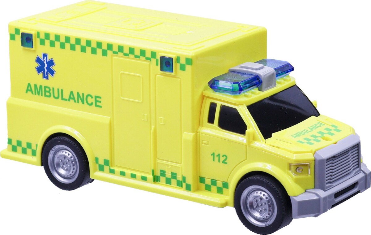 Legetøjs Ambulance Med Lyd Og Lys - Motor 112 | Se tilbud og køb på Gucca.dk