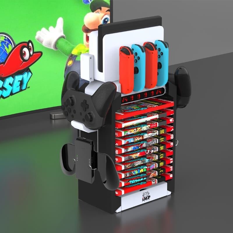 Switch Stand Til Switch Og Switch Oled - Oplader Og Holder | Se tilbud ...