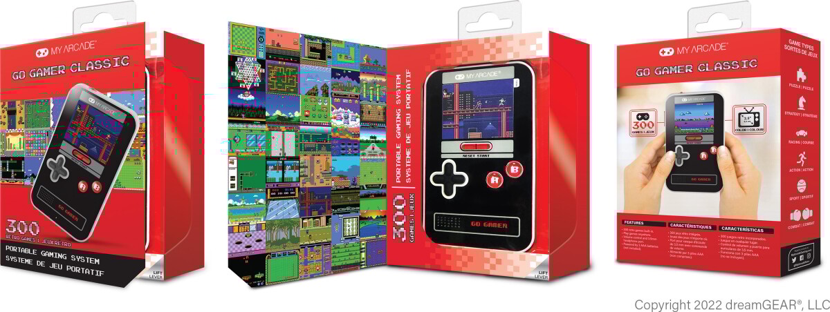 My Arcade, Go Gamer Classic - 300 Games In 1 - , Black, Gray, Red | Se ...
