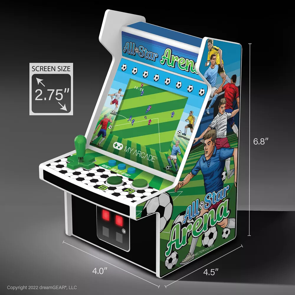 Køb My Arcade, Micro Player 6.75 All-Star Arena Collectible Retro - 307 ...