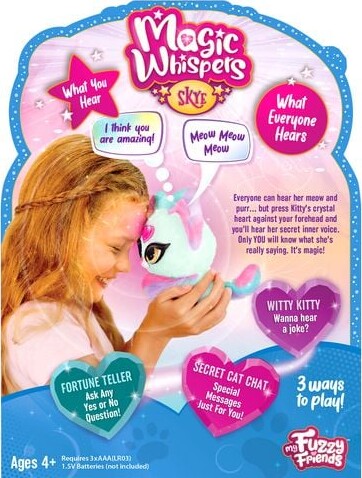 My Fuzzy Friends - Kitty Magic Whispers - Interaktiv Kat - Blå | Se ...