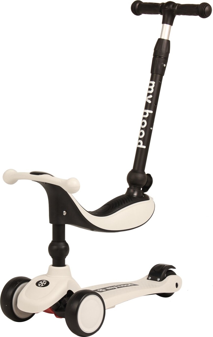 My Hood - Kick'n'ride - 3-i-1 Løbehjul Med Tre Hjul - Kølig Grå | Se ...