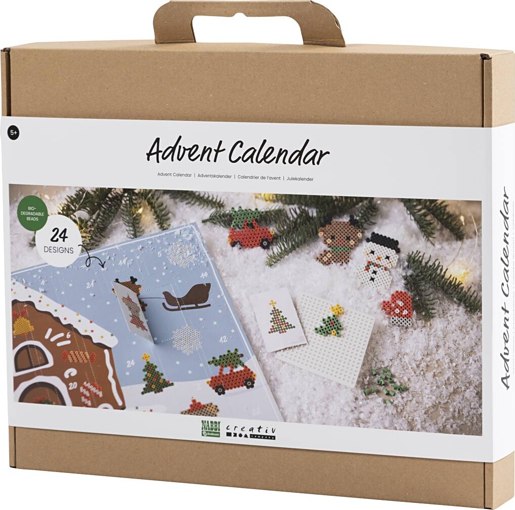 Køb Perle Julekalender - Nabbi Biobeads - 24 Designs - Gucca.dk