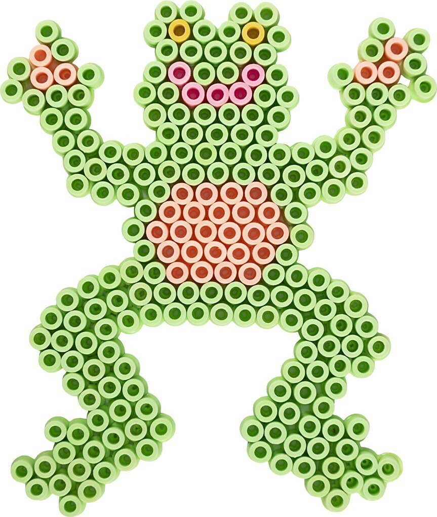 Køb Perleplade - Dyr - Frø - Medium - Nabbi Biobeads - Gucca.dk