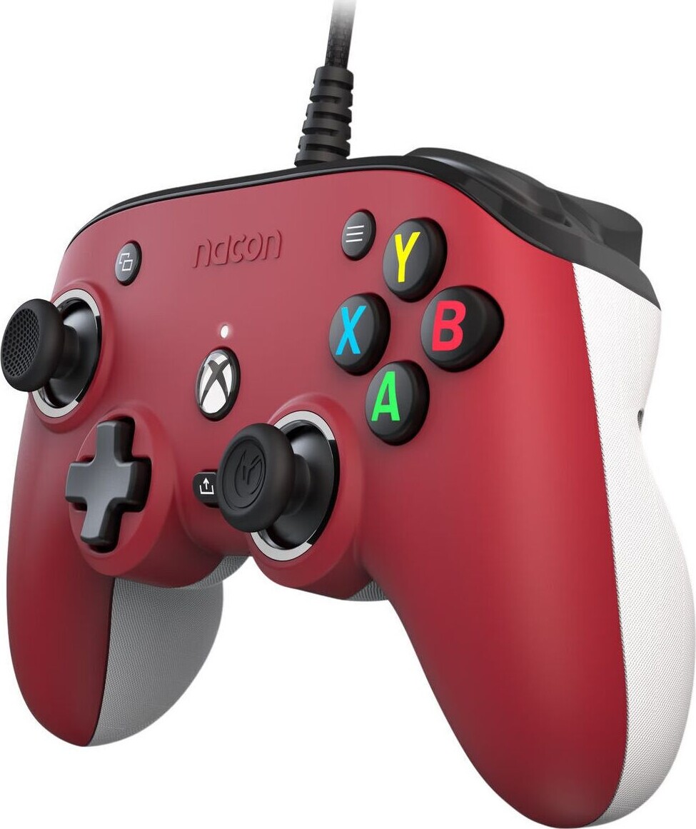Nacon Pro Controller Compact Red /xbox Series X | Se tilbud og køb på ...