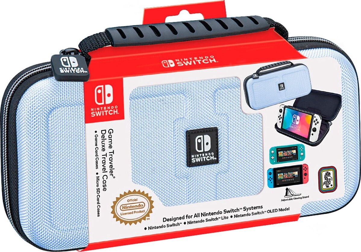 Køb Nacon Switch Travel Case Pastel Blue Switch Lite/switch Oled - Gucca.dk