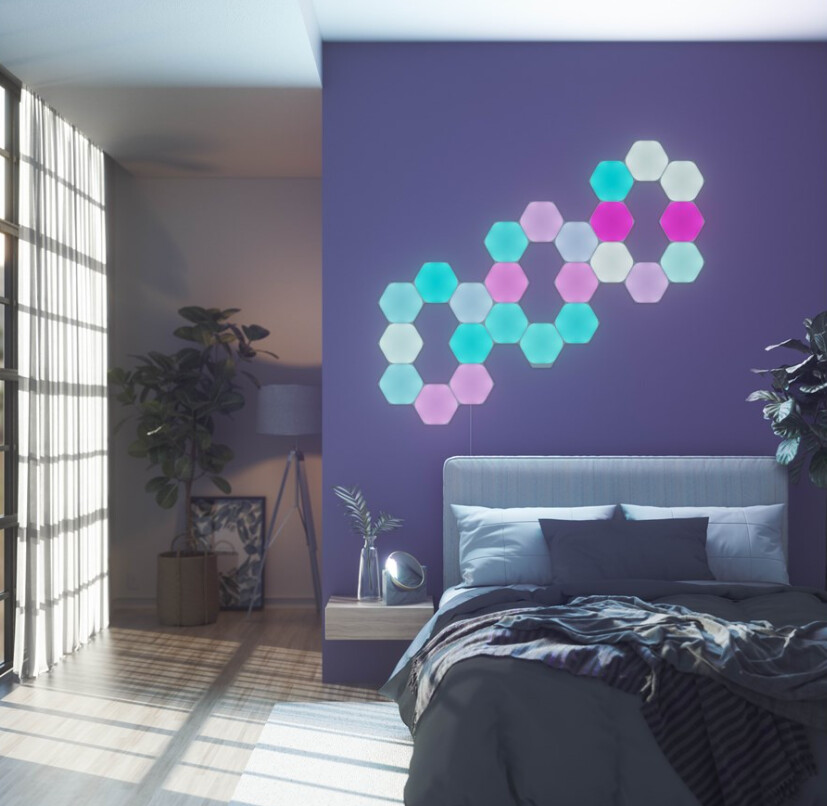 Nanoleaf - Shapes - Hexagons Expansion Pack - 3 Panels | Se tilbud og ...