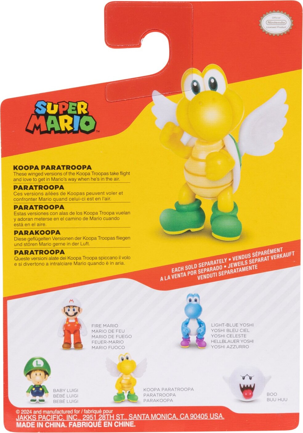 Nintendo Super Mario - 2.5 Figure - Koopa Paratroopa - 424564 | Se ...