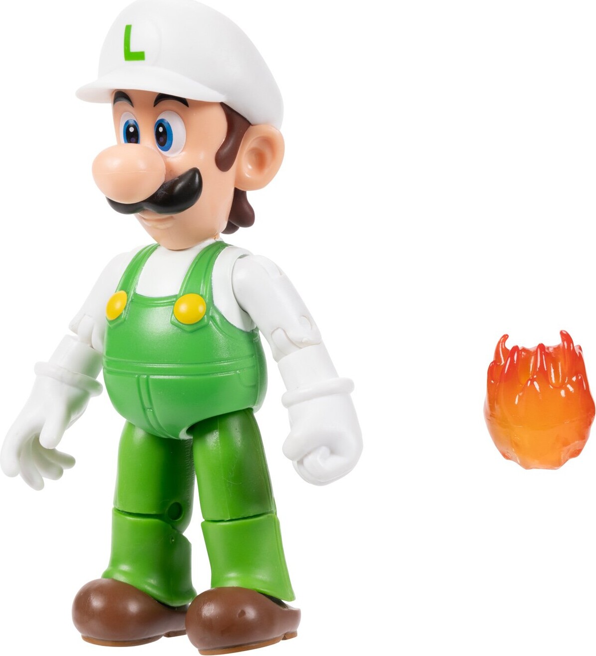 Nintendo Super Mario - 4 Figure - Fire Luigi - 424484 | Se tilbud og ...