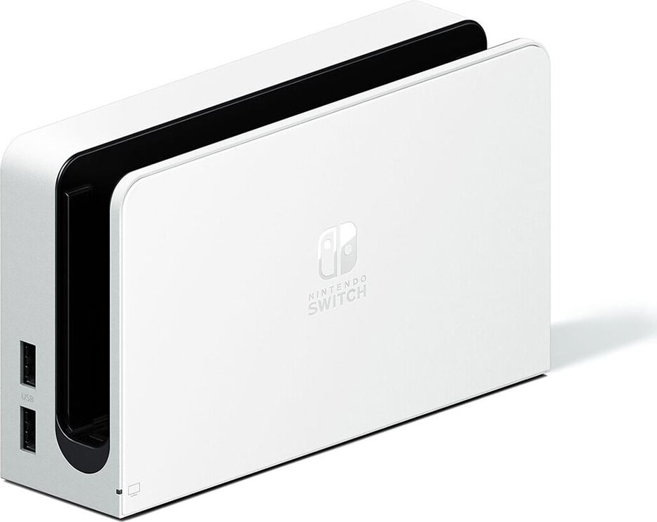 Køb Nintendo Switch Oled Console With Joy-Con Black & White - Gucca.dk