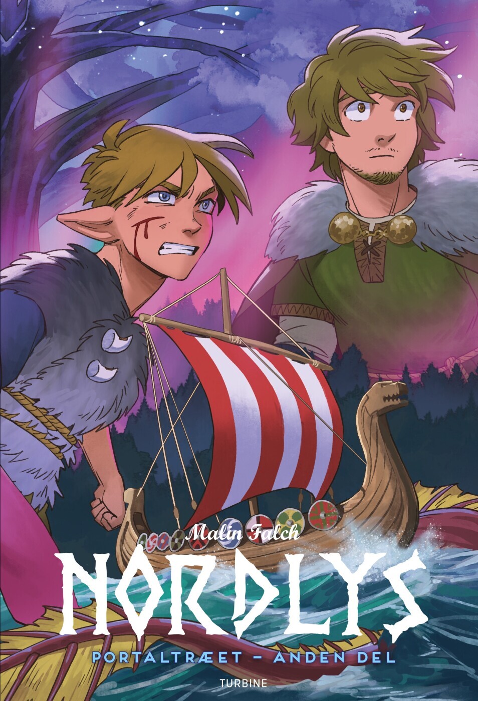 Nordlys - Portaltræet - Anden Del, Bog 6 af Malin Falch - Hardback - Gucca.dk