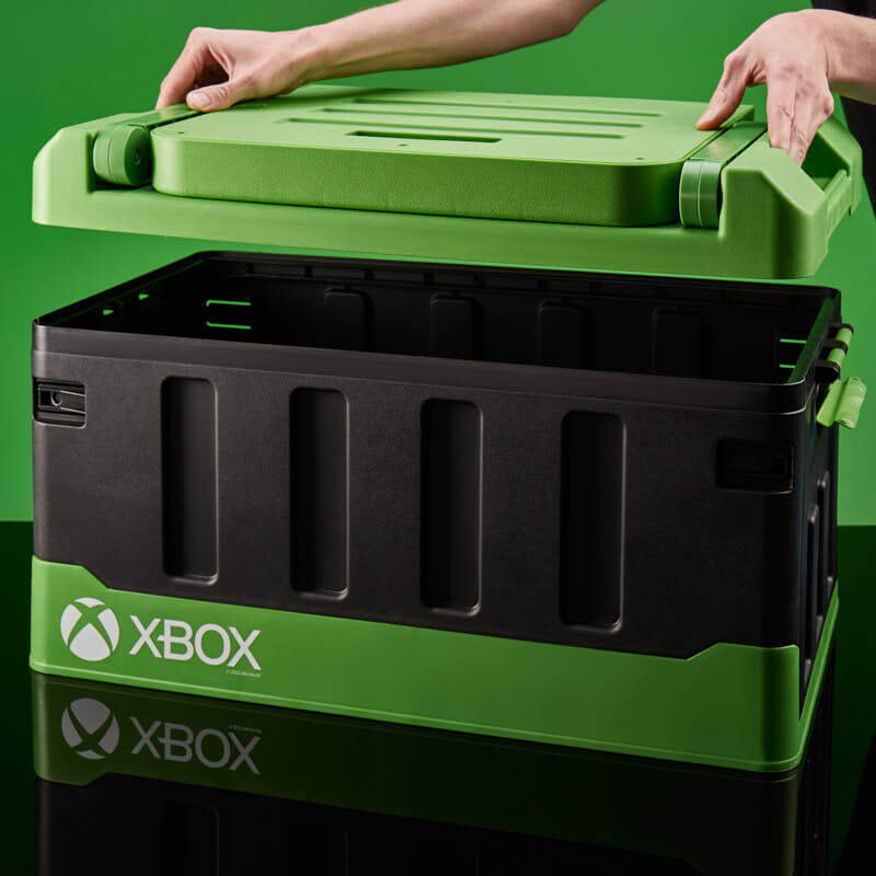 Numskull Official Xbox Bedroom Storage Box With Folding Chair | Se ...