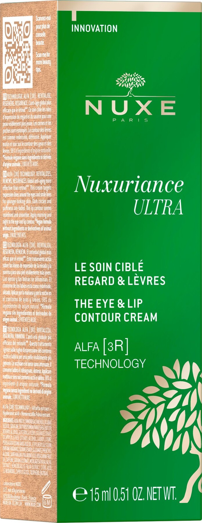 Nuxe - Nuxuriance Ultra Eye & Lips Contour 15 Ml | Se tilbud og køb på ...