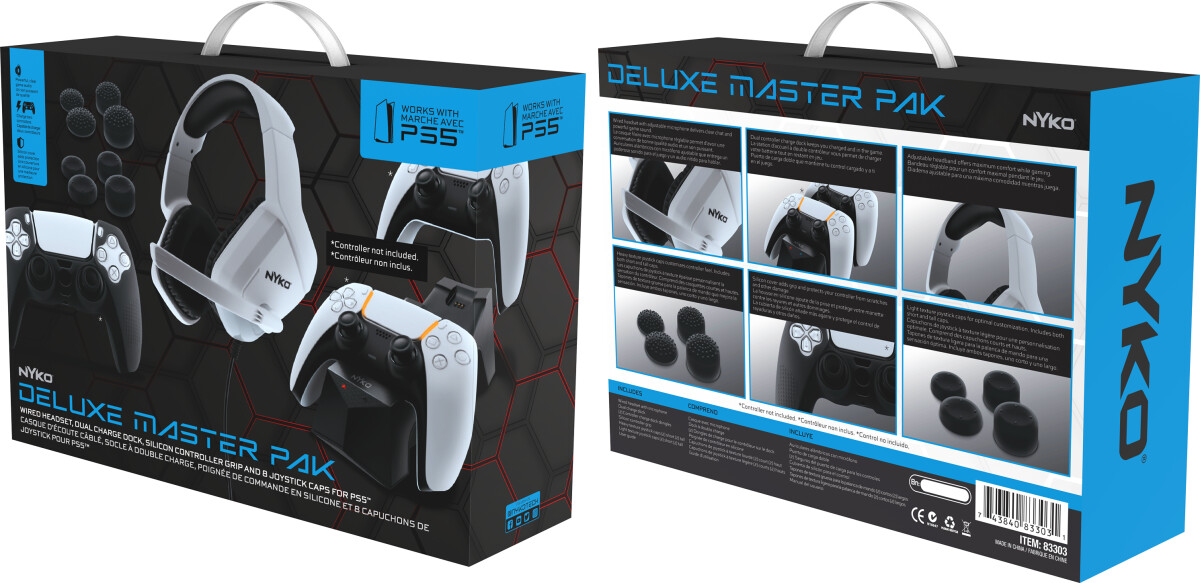 Nyko Deluxe Master Pak For Playstation®5 | Se tilbud og køb på Gucca.dk