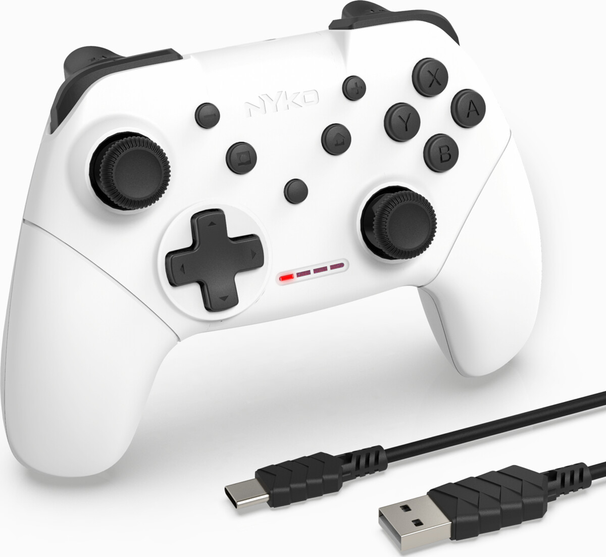 Nyko Mini Wireless Core Controller - White For Switch | Se tilbud og køb på Gucca.dk
