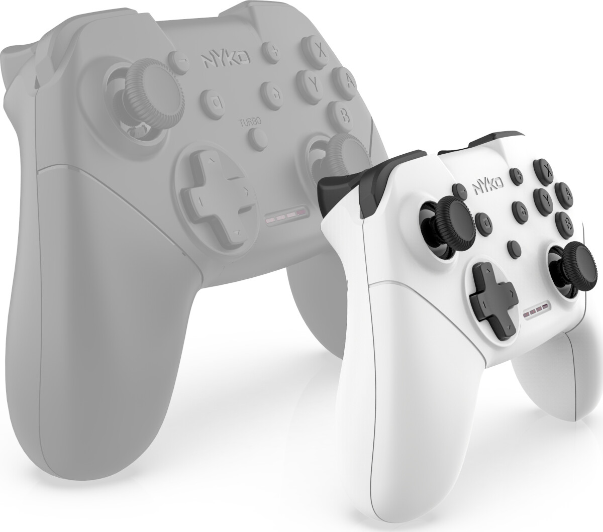 Nyko Mini Wireless Core Controller - White For Switch | Se tilbud og ...