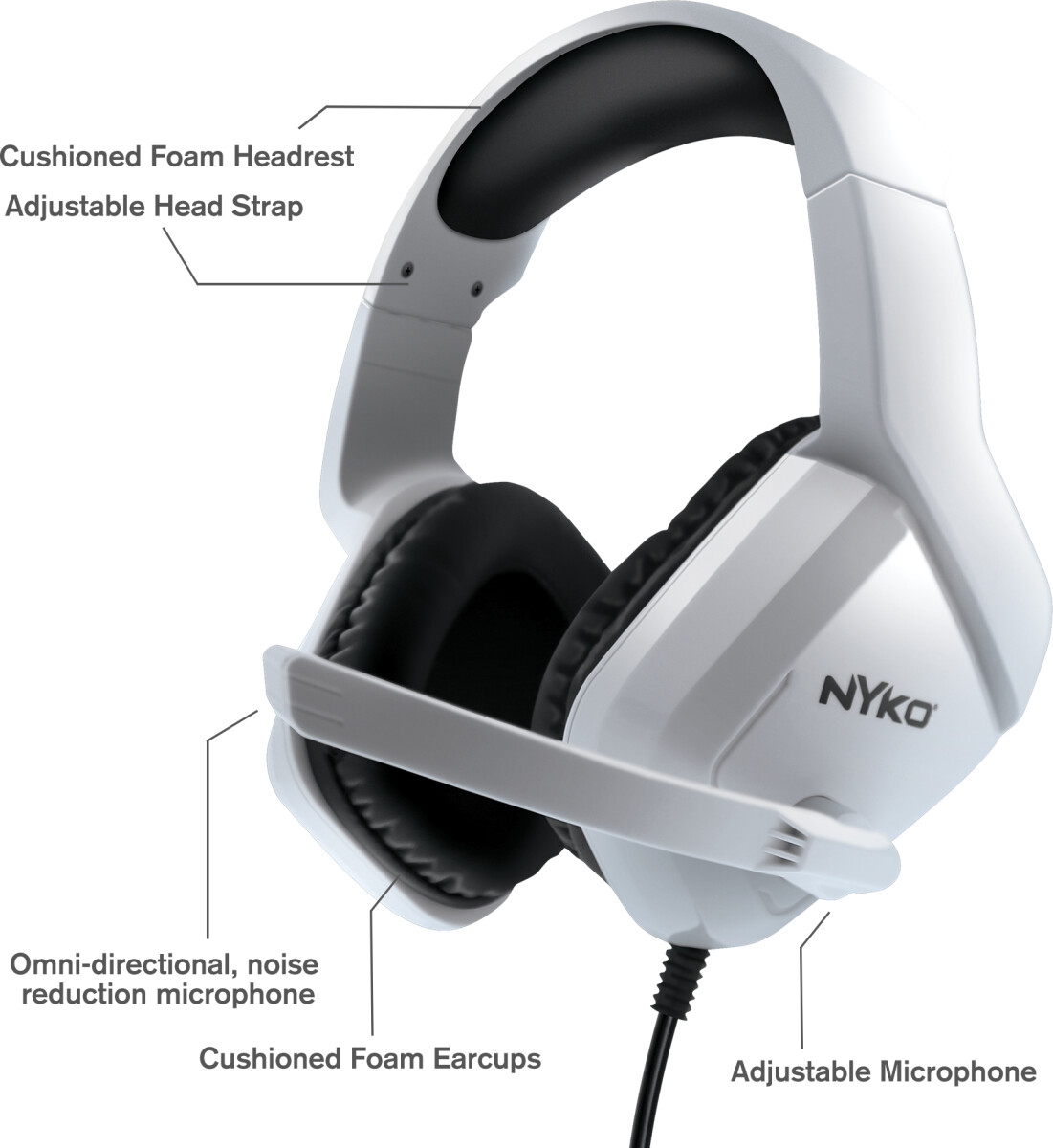Nyko Np5-4500 Wired Headset For Ps5 | Se tilbud og køb på Gucca.dk