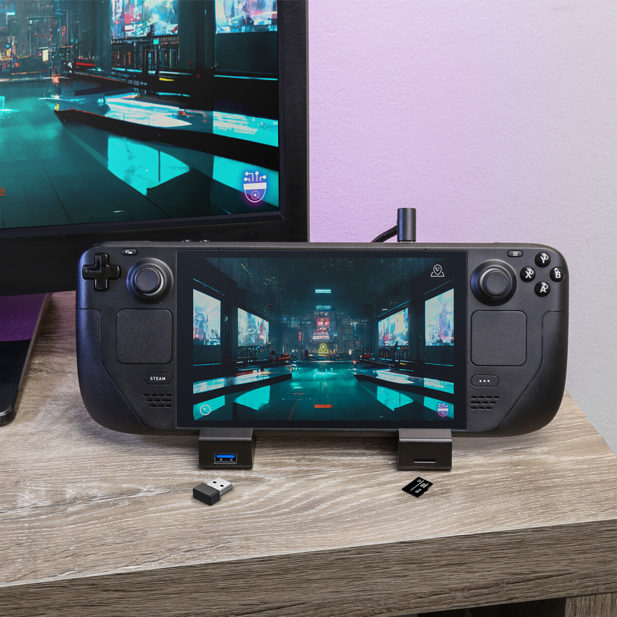 Nyko Steam Deck Power Dock 7-in-1 Usb-c Docking Station | Se tilbud og ...