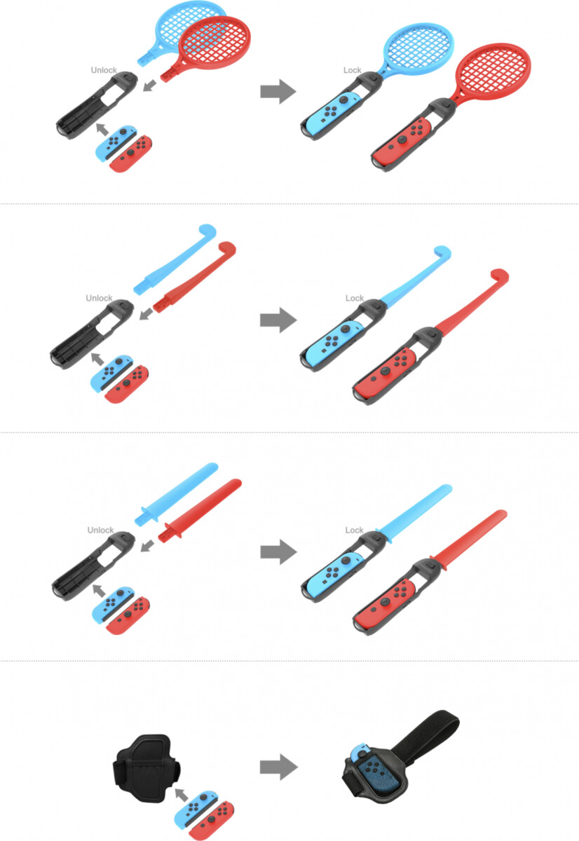 Køb Oniverse - Nintendo Switch Sports Kit - 12-i-1 - Gucca.dk