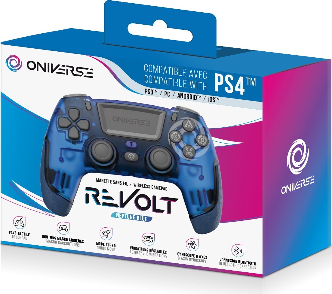 Oniverse Wireless Revolt Bluetooth Controller - Neptune Blue | Se ...