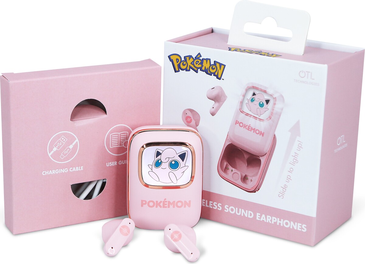Køb Pokemon - Jiggly Puff - Trådløse Earbuds Høretelefoner Til Børn fra ...