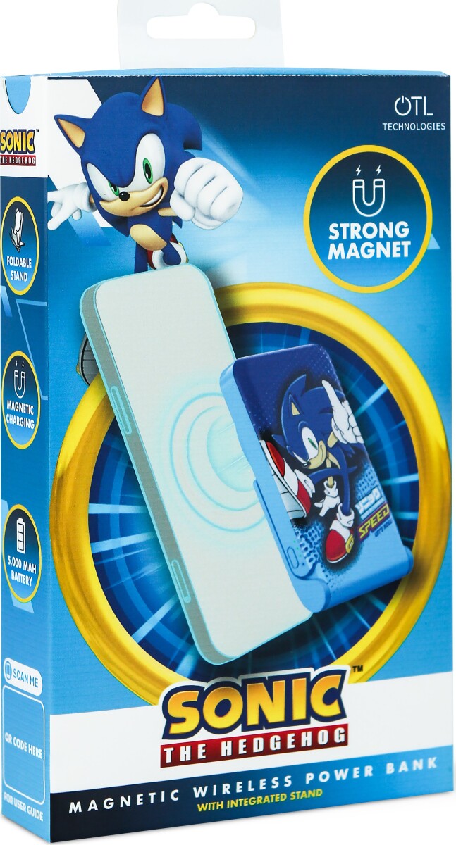 Sonic - Trådløs Magnetisk Powerbank - 5000 Mah - Blå | Se tilbud og køb ...