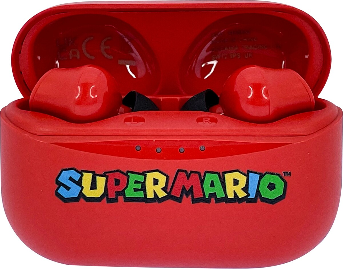 Køb Super Mario - Earbuds - Rød - Otl fra Otl Technologies - Gucca.dk