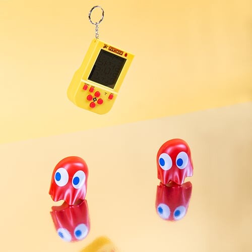 Køb Pac-man Keyring Arcade Game fra Fizz Creations - Gucca.dk