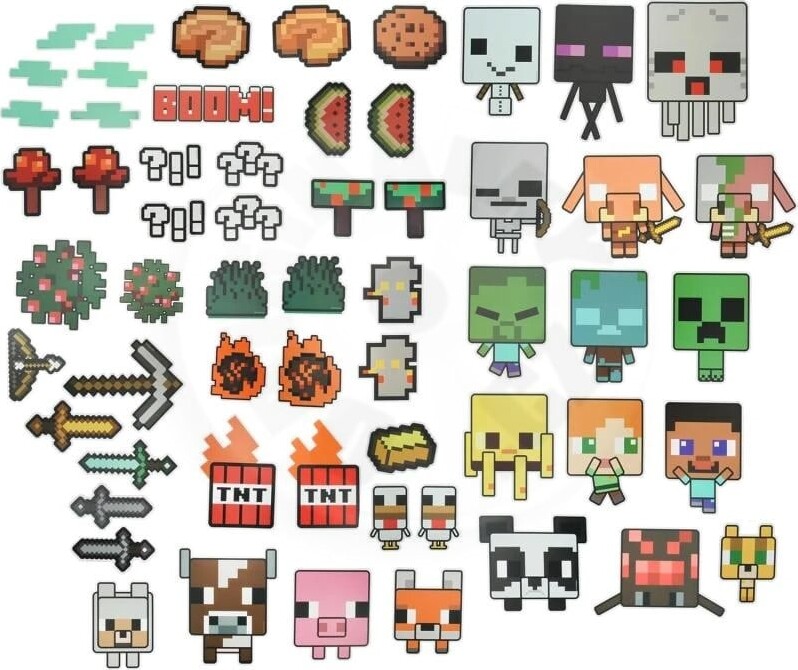 Køb Paladone - Minecraft Photo Props Bumper Pack - 58 Pcs - Gucca.dk