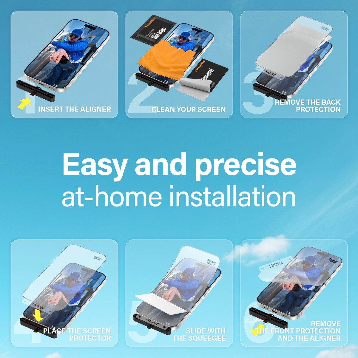 Panzerglass - Iphone 16 Pro Max - Skærmbeskyttelse - Matrix - Ultra ...