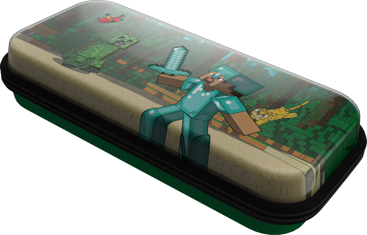 Køb Pdp - Realmz - Nintendo Switch Travel Case Glow - Minecraft Forest ...