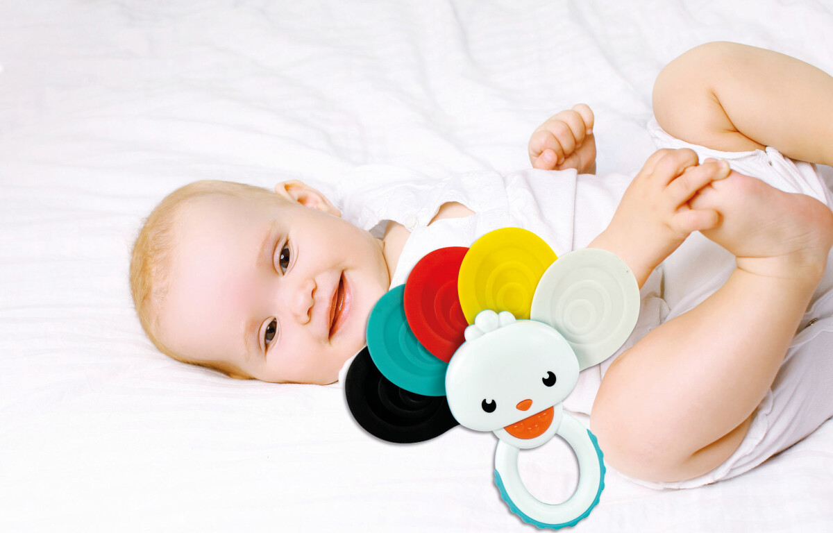 Baby Clementoni - Påfugl Rangle | Se tilbud og køb på Gucca.dk