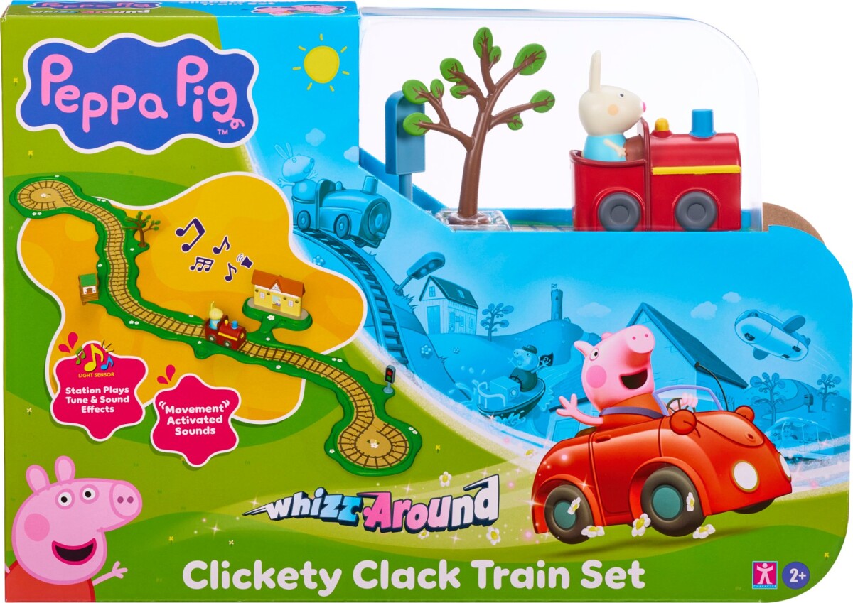Peppa Pig - Whizz Around Clickety Clack Train - 8344 | Se tilbud og køb ...