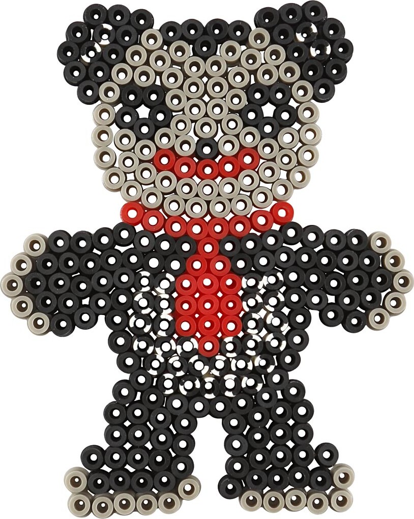 Køb Perleplade Dyr Sæt - And Elefant Giraf Bjørn Hest Og Fisk - Medium ...