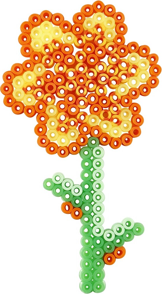 Køb Perleplade - Blomster Pige Dreng æble Og Pære - Medium - 6 Stk fra ...