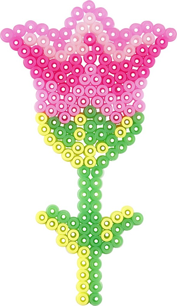 Køb Perleplade - Blomster Pige Dreng æble Og Pære - Medium - 6 Stk fra ...