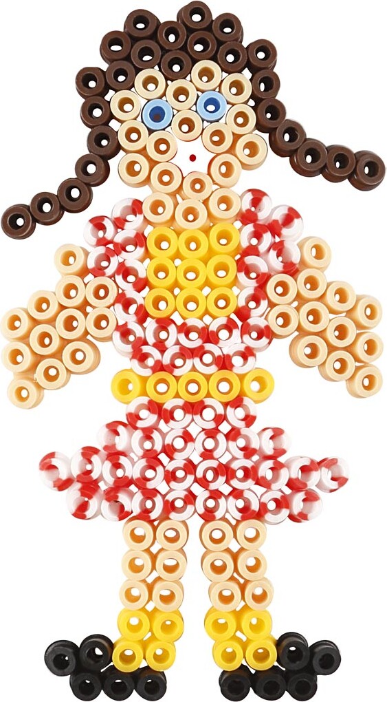 Køb Perleplade - Blomster Pige Dreng æble Og Pære - Medium - 6 Stk fra ...