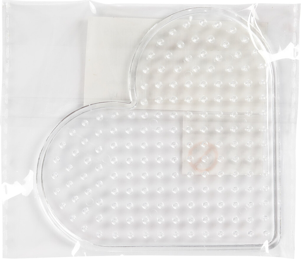 Køb Perleplade - Hjerte - Klar - Gucca.dk