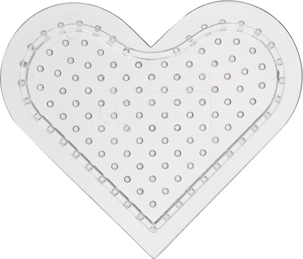 Køb Perleplade - Lille Hjerte - Medium - 10 Stk - Gucca.dk