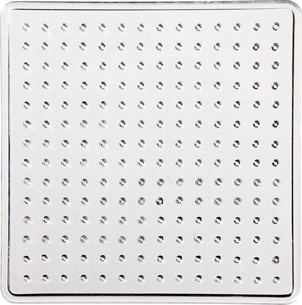 Køb Perleplade - Lille Kvadrat Firkant - Medium - Str. 7x7 Cm - 10 Stk ...